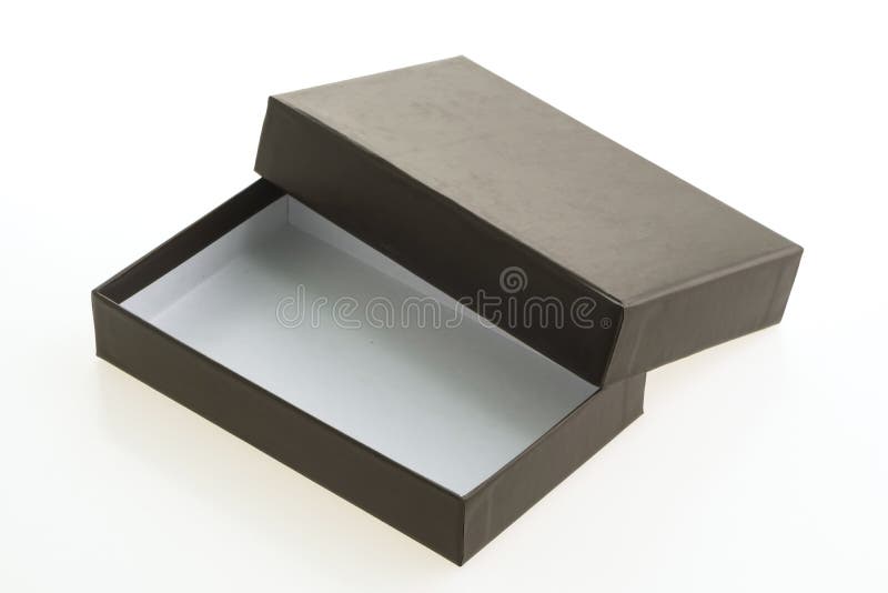 Empty black box stock photo. Image of present, white - 83345832