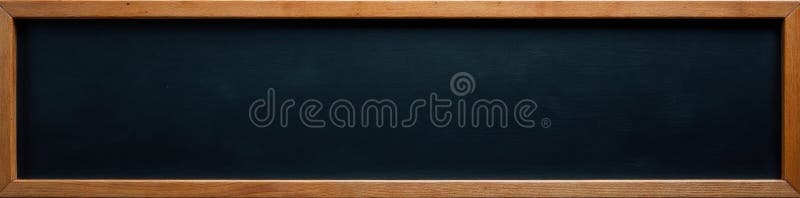 Empty Black Chalkboard with Wooden Frame, Ready for Message , Empty ...