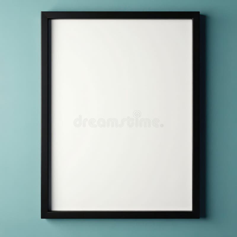 Empty Black Frame, White Mount, Minimalist Display, Void, Photo ...