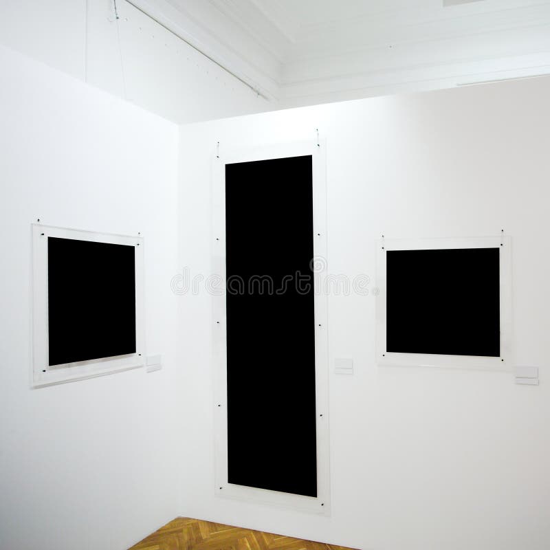 Empty black large banners stock photo. Image of paper - 5648266