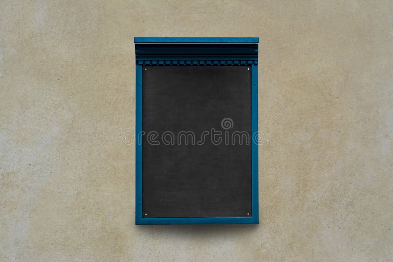 An Empty Slate on a Concrete Wall Stock Photo - Image of empty, vintage ...