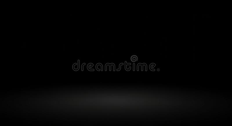 Empty Black Studio Backdrop for Product Photography. Stock Illustration ...