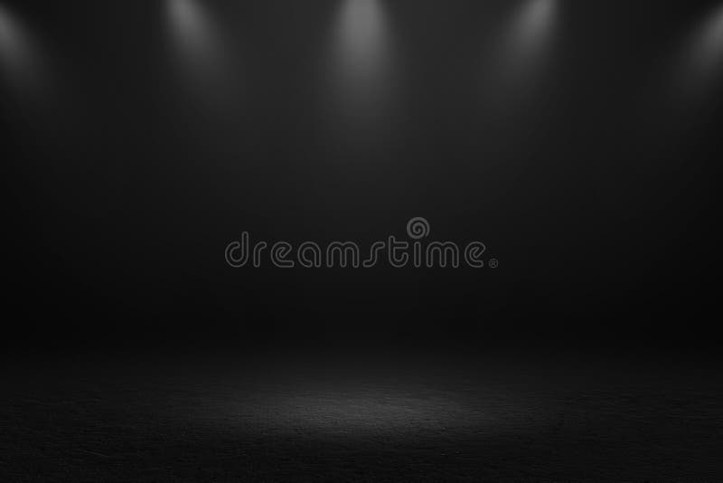 Empty Black Studio Room. Abstract Dark Empty Studio Room Texture ...