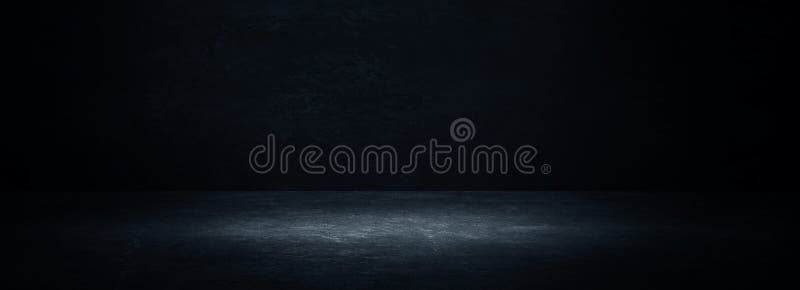 Empty Black Studio Room. Dark Background. Abstract Dark Empty Studio ...