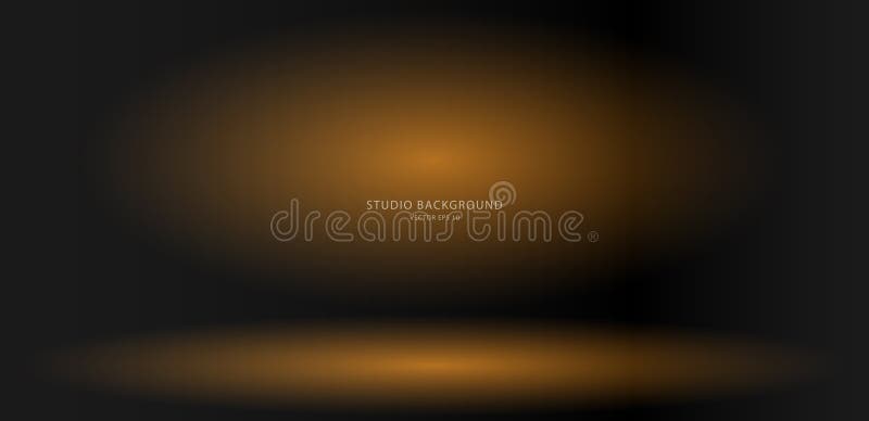 Empty Black and Yellow Studio Background. an Empty Studio Room for a ...