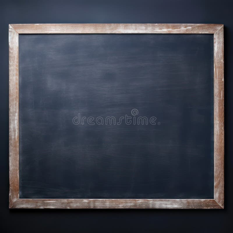Empty Blackboard and Back To School Concept . Stock Illustration ...