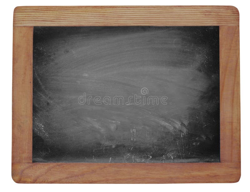 Empty Blackboard with Chalk Rubbed Texture Stock Image - Image of ...