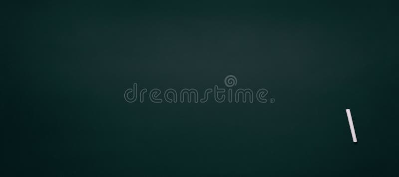 Empty Blackboard with Piece of Chalk, School Chalkboard Background ...