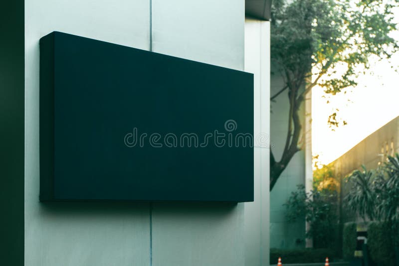 Empty blank banner stock illustration. Illustration of advertising ...