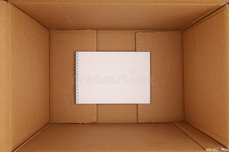 An Empty Blank at the Bottom of the Box Stock Image - Image of sheet ...