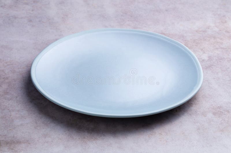 Empty Blank Ceramic Dish on White Background Stock Photo - Image of ...