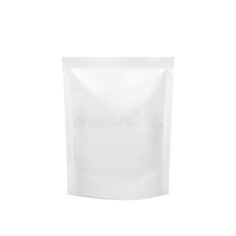 Empty Blank of Foil or Paper Food Stand . Vector Stock Vector ...