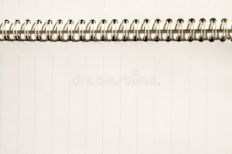 Blank Realistic Spiral Notebook Stock Illustration - Illustration of ...