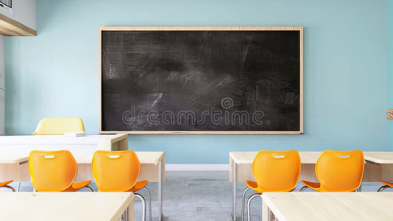 Empty Blank Schoolboard Background, School Board Template Stock ...
