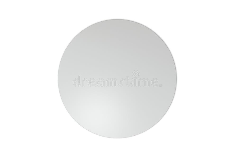 Empty Blank Square, Round and Rectangular Mouse Pad Mockup Isolated on ...