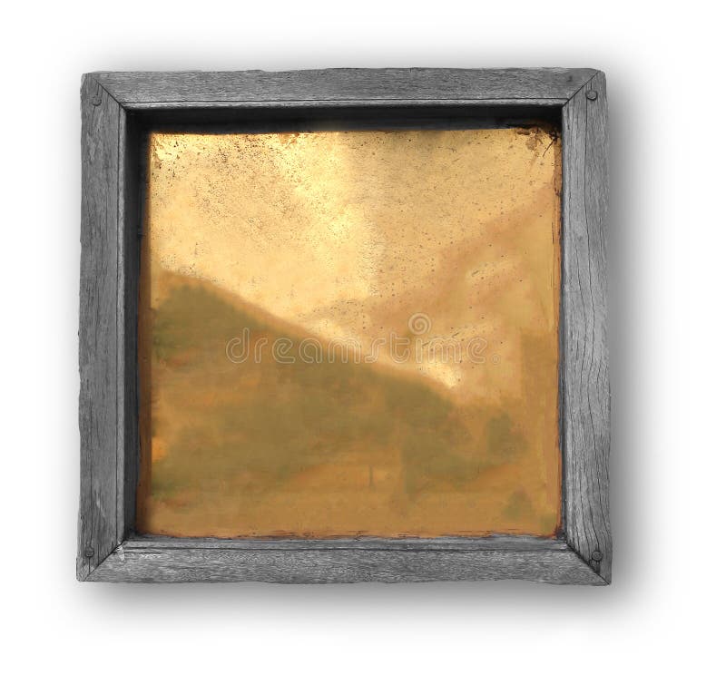 Empty or Blank Wooden Plaque on White Background Stock Photo - Image of ...