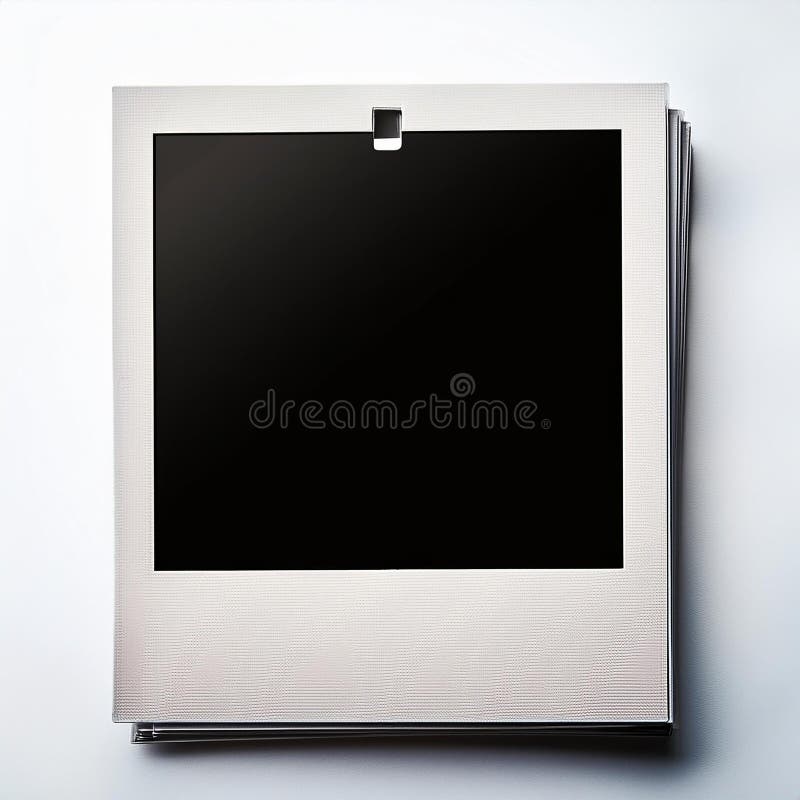 Empty Blanks of Polaroid. Design Layouts of Isolated Blank Classic ...