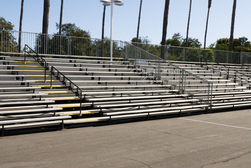 Empty Bleachers during Daytime Stock Photo - Image of event, stands ...