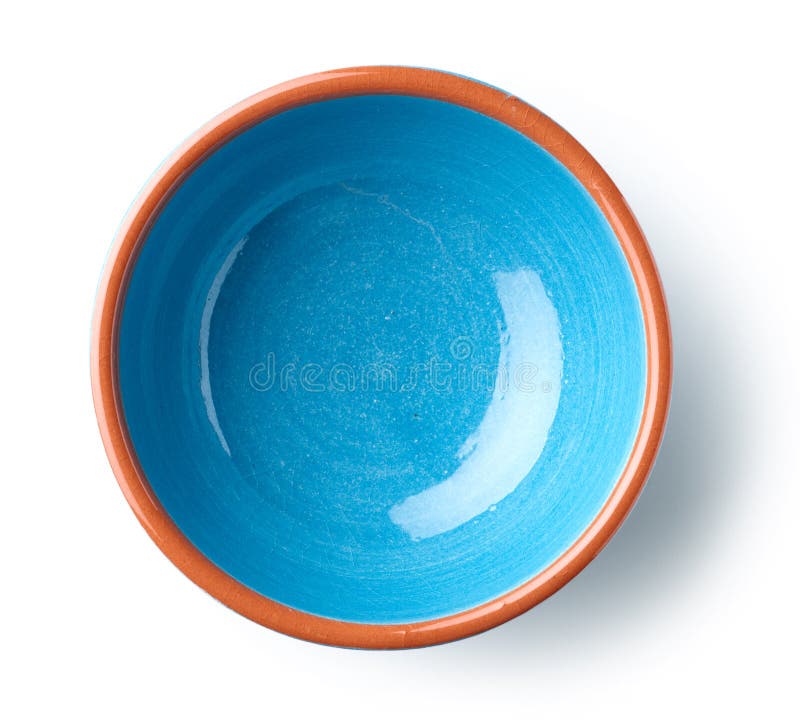 Empty blue bowl stock image. Image of ceramics, empty - 233980475