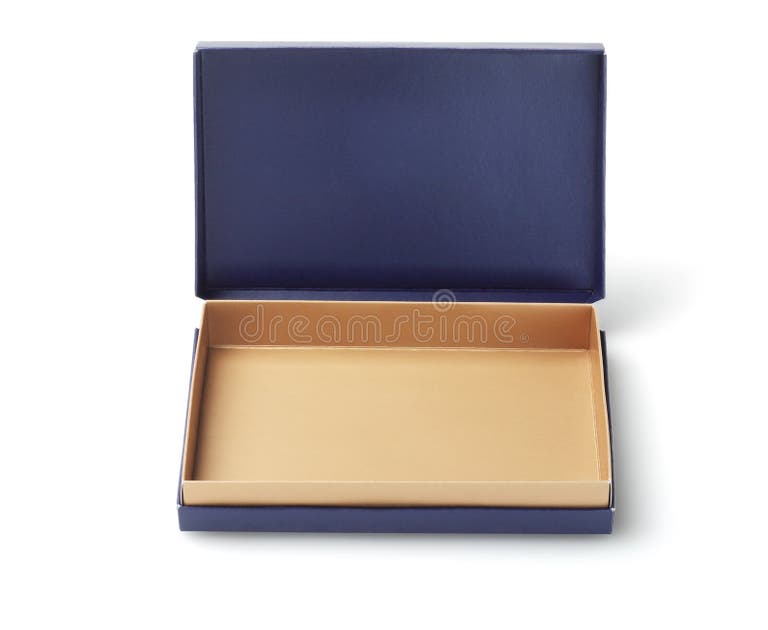 Empty Blue Box stock image. Image of background, blue - 52752771