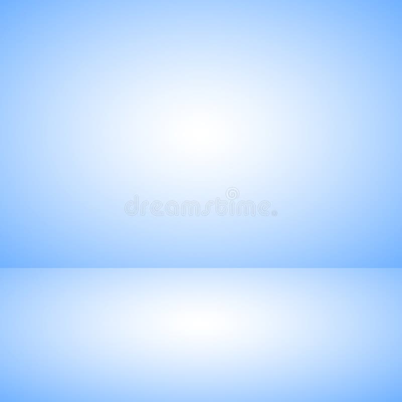 Empty Blue Color Product Showcase. Studio Room Background Stock Vector ...