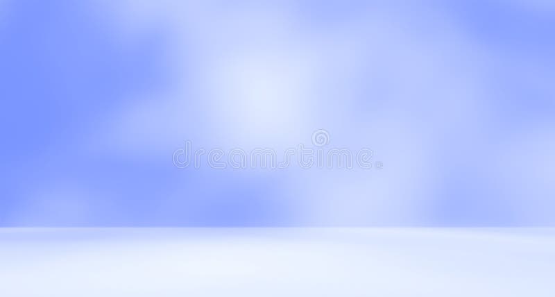 Empty Blue Room Studio with Shadow for Product Presentation. Stock ...