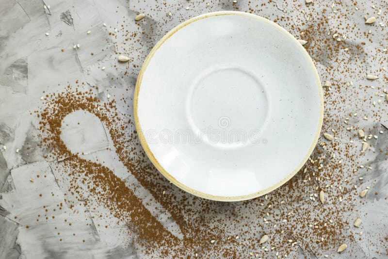 Empty dish for dessert stock image. Image of space, plate - 115317441