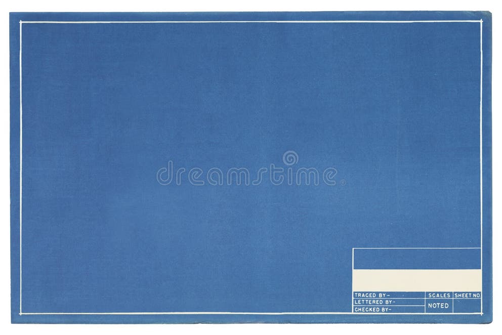 Empty Blueprint stock photo. Image of paper, buildings - 38421354