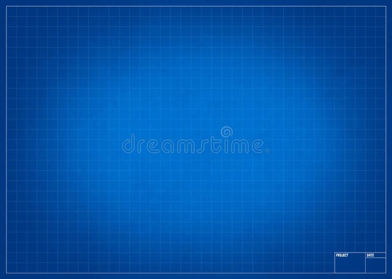 Empty Blueprint for Project Stock Illustration - Illustration of graph ...