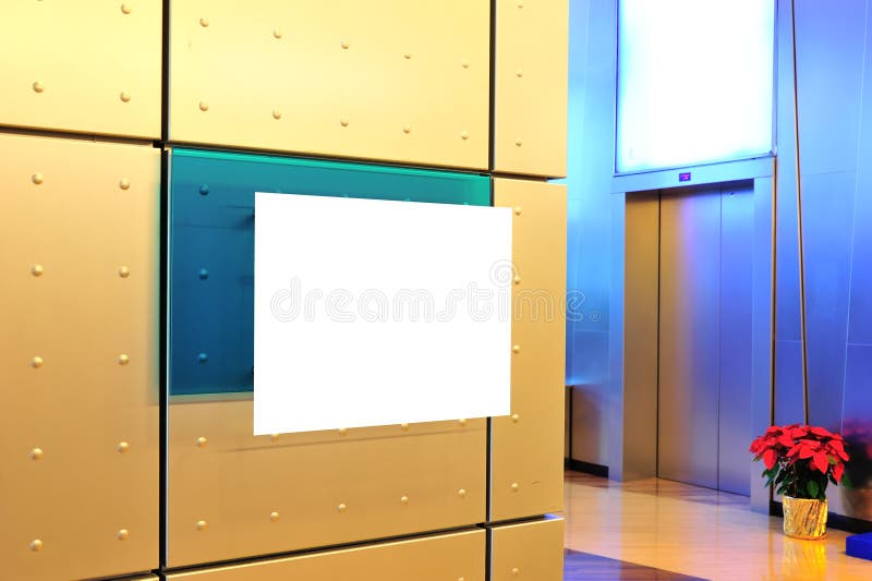 Blank Presentation Monitor stock image. Image of discussion - 1590189