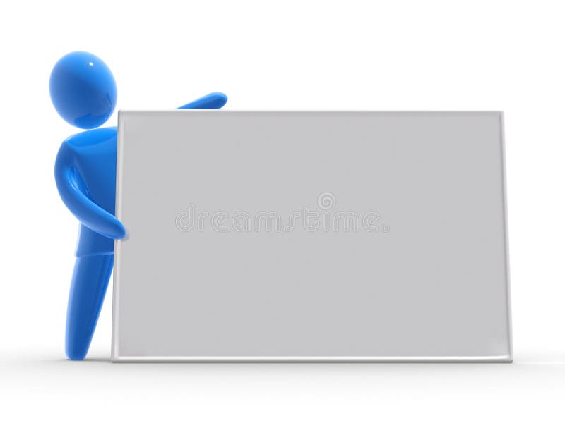 Empty board stock illustration. Illustration of placard - 7754663