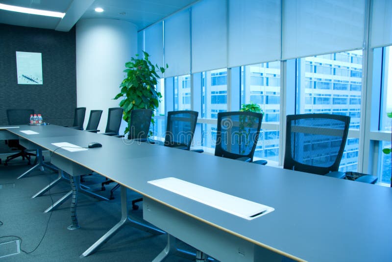 Empty Boardroom stock photo. Image of boardroom, furniture - 9057476