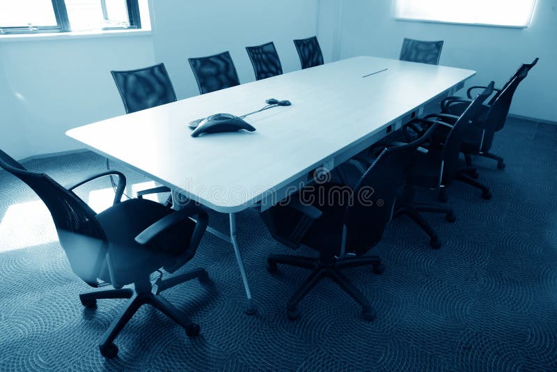 Empty Boardroom Meeting Area Stock Photo - Image of empty, directors ...