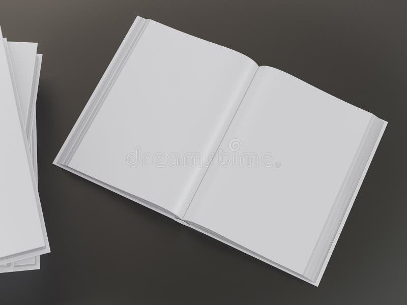 Empty book mockup template stock photo. Image of copy - 56958876