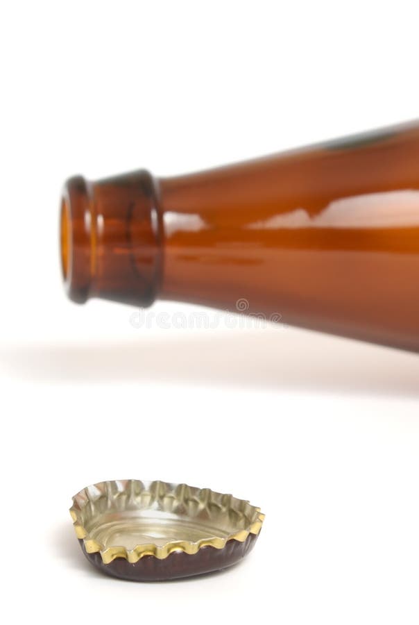 Empty bottle of beer stock image. Image of drink, celebration - 12792699