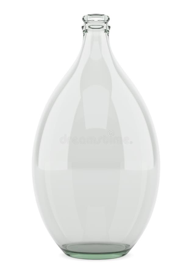 Empty Bottle Isolated on White Stock Illustration - Illustration of ...