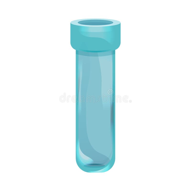Empty Bottle for Liquid Potion Elixir Lab Game Icon in Cartoon Style ...