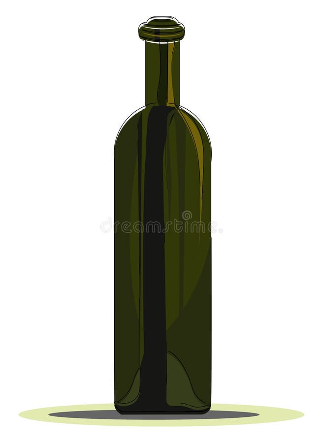 Empty Bottle, Vector or Color Illustration Stock Vector - Illustration ...