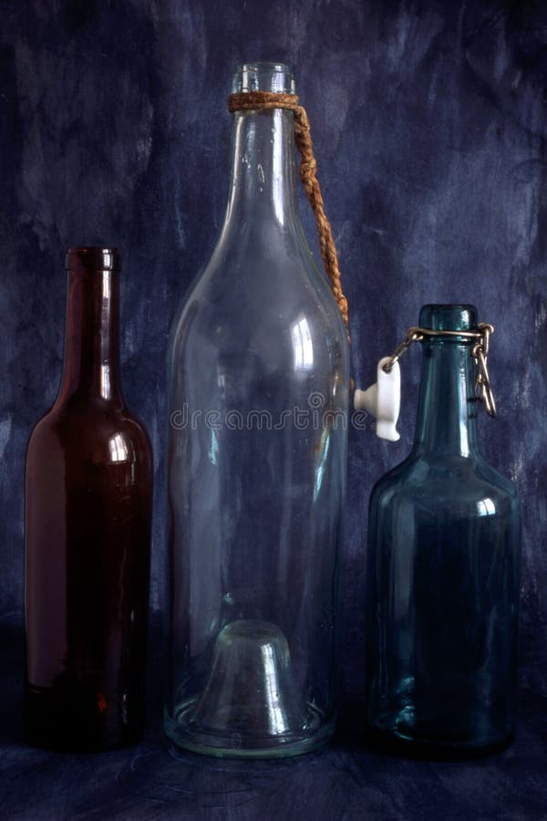 Empty bottles stock photo. Image of background, bottles - 13672148