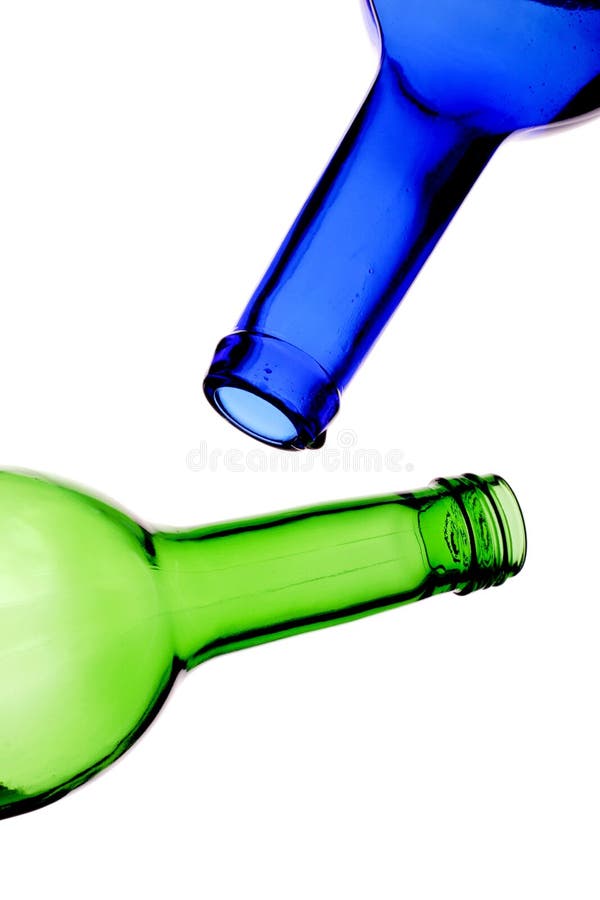 Empty bottles stock image. Image of green, alcohol, distill - 1760485