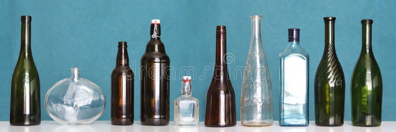 Blue Glass Still Life stock image. Image of bottle, water - 17790965