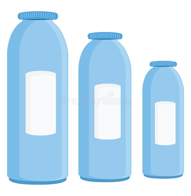 Empty bottles, icon stock vector. Illustration of template - 261374462