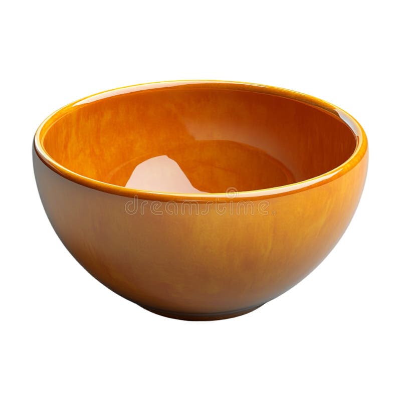 Empty Bowl Crafted on Transparent Background - Ai Generated Stock Illustration - Illustration of ...
