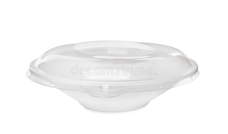 Empty Bowl Isolated on White. Container for Food Stock Photo - Image of ...