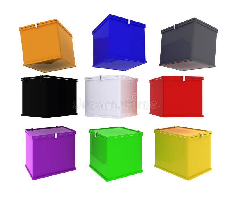 Empty box stock illustration. Illustration of clean, shelf - 26520971