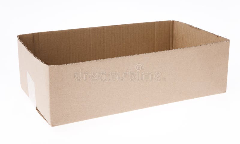 Empty box stock photo. Image of open, deliver, white - 28345018
