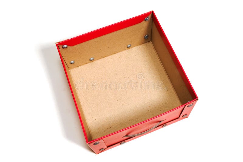 Empty box stock photo. Image of carton, white, empty, order - 3825518