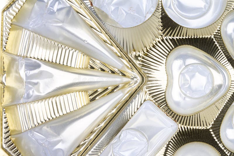 Empty box of chocolates stock image. Image of dessert - 267743619