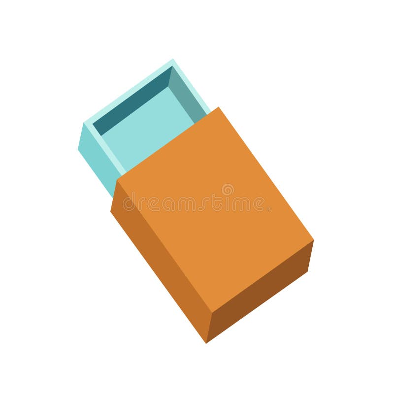 Empty box stock vector. Illustration of isometric, vector - 63034380