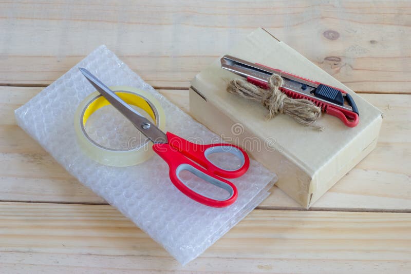 Empty Box are Equipment for Packing the Box Stock Image - Image of life ...